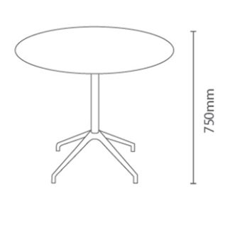 Elite TL - AB17H720 Elite Round Table - SIF Development Sdn Bhd